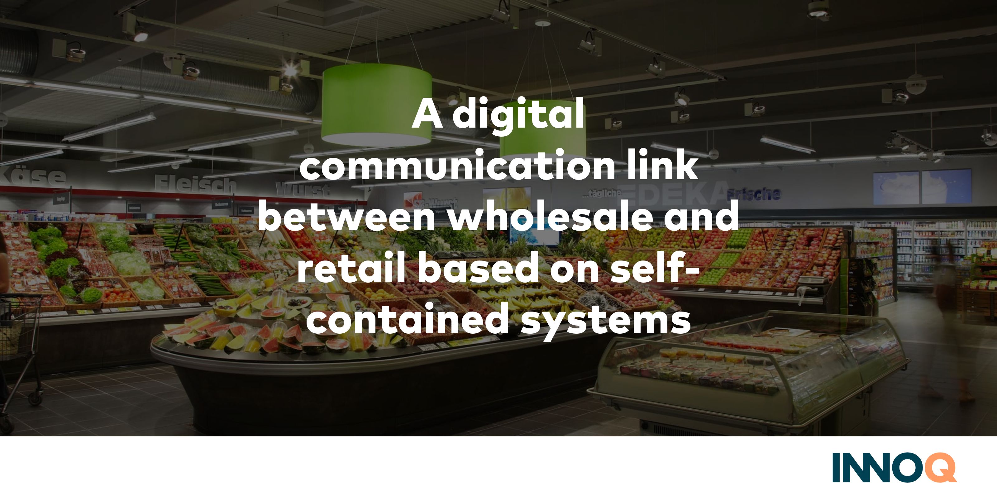A digital communication link between wholesale and retail based on self ...